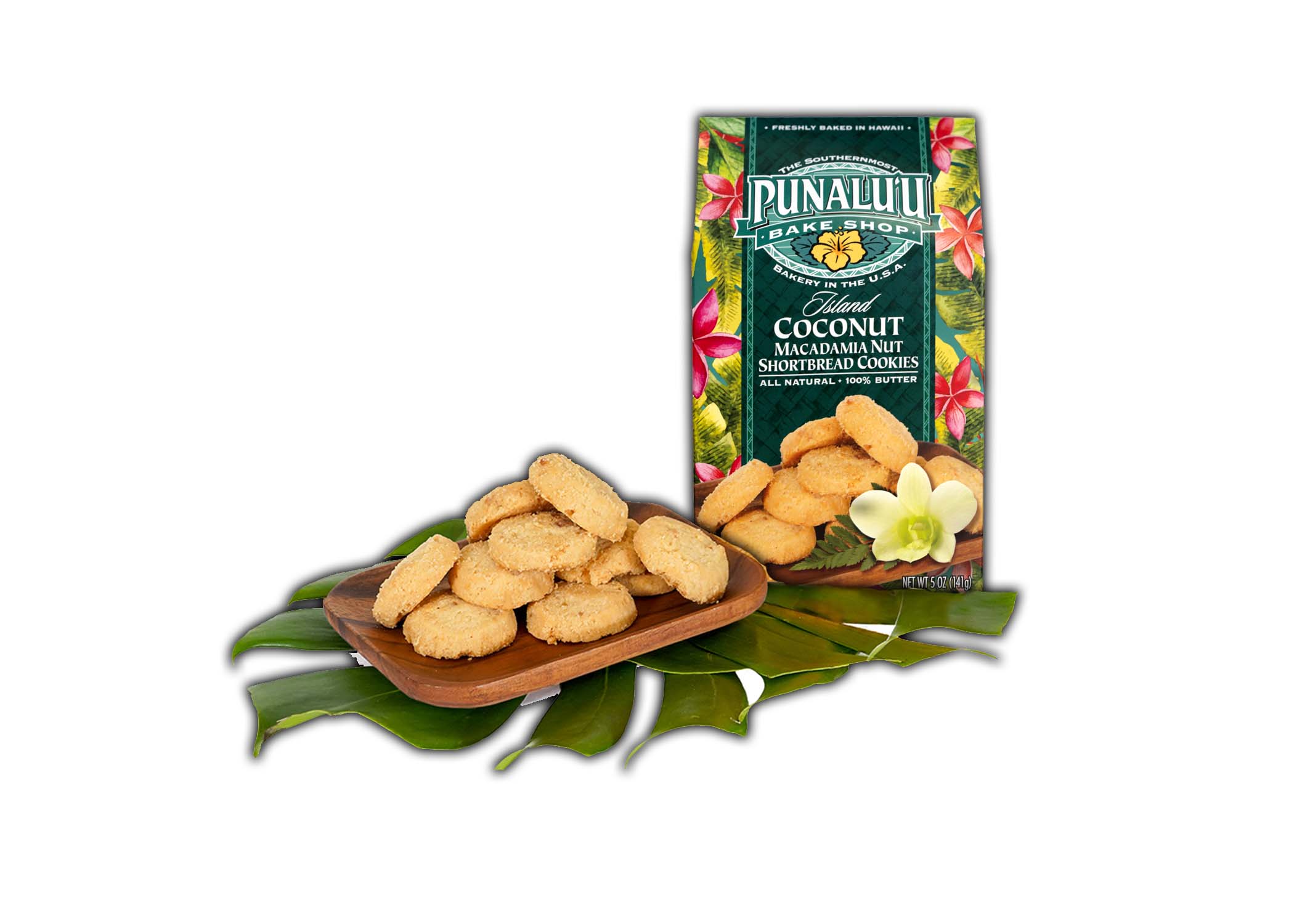 Punaluʻu Macadamia Nut Shortbread Cookies - Box 2 – Punalu‘u Bake Shop