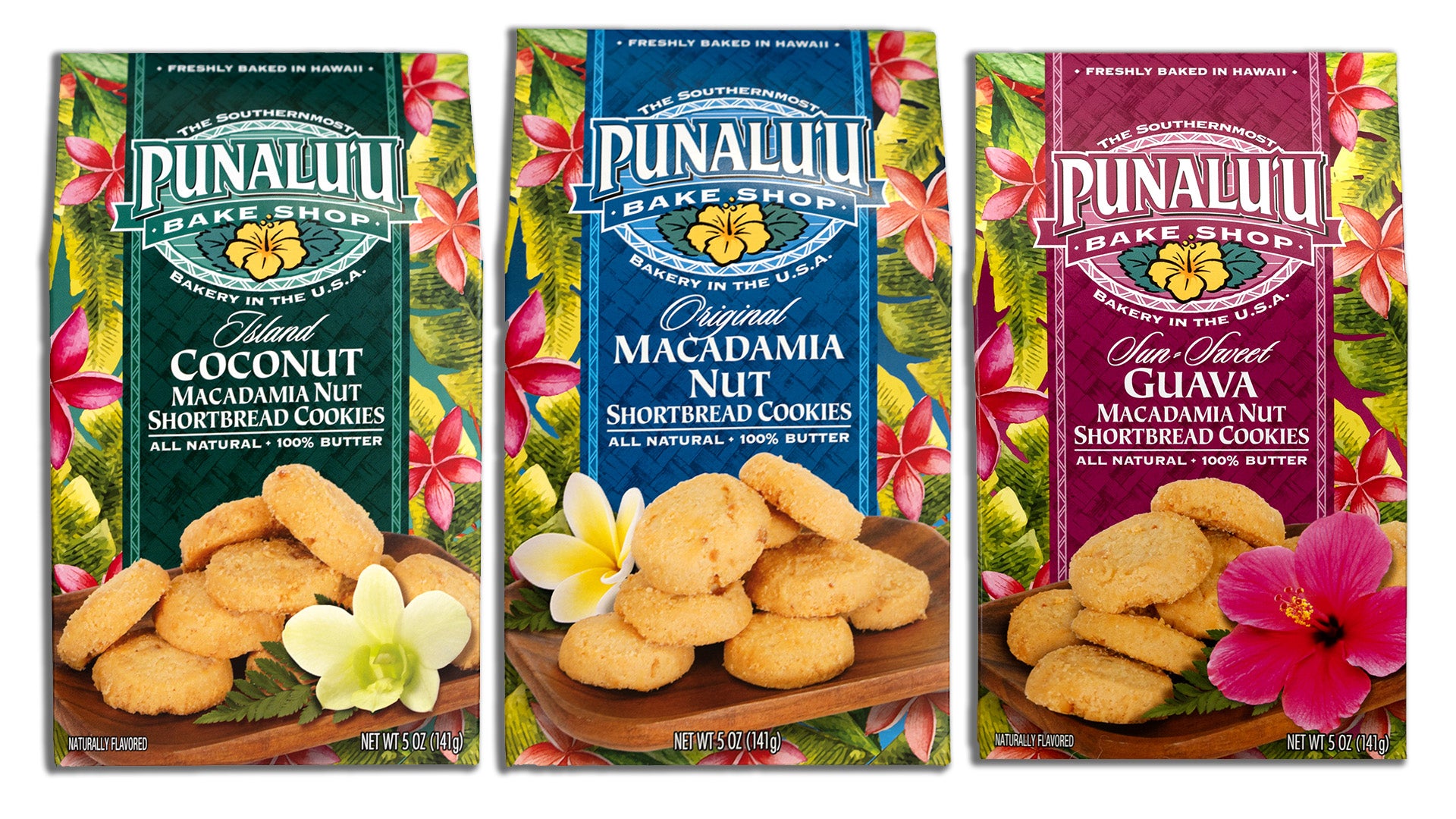 Punaluʻu Macadamia Nut Shortbread Cookies - Box 2 – Punalu‘u Bake Shop